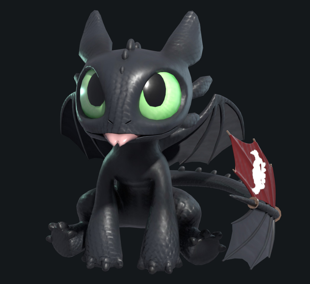 ArtStation - Toothless Chibi