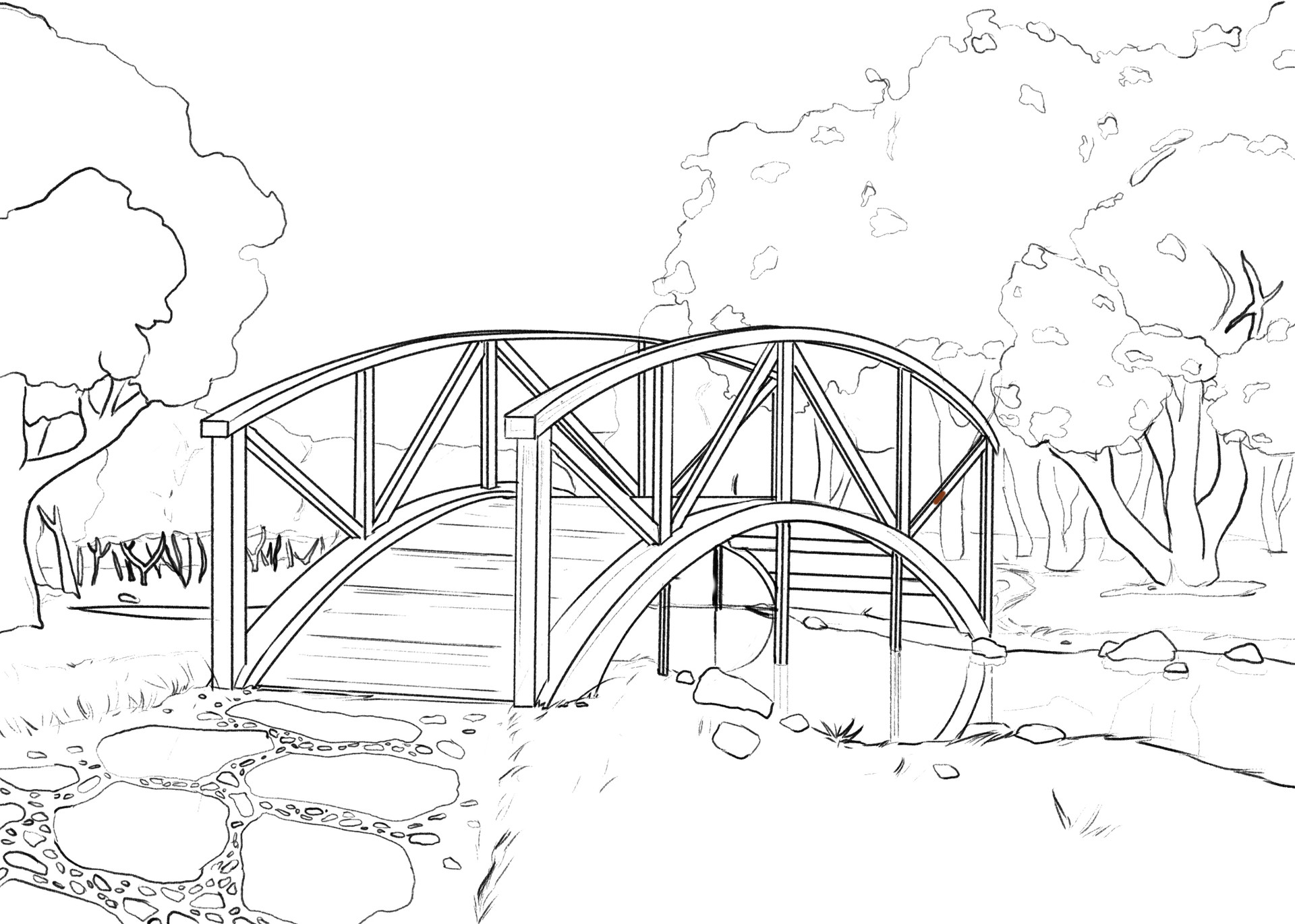 ArtStation - Bridge Layout