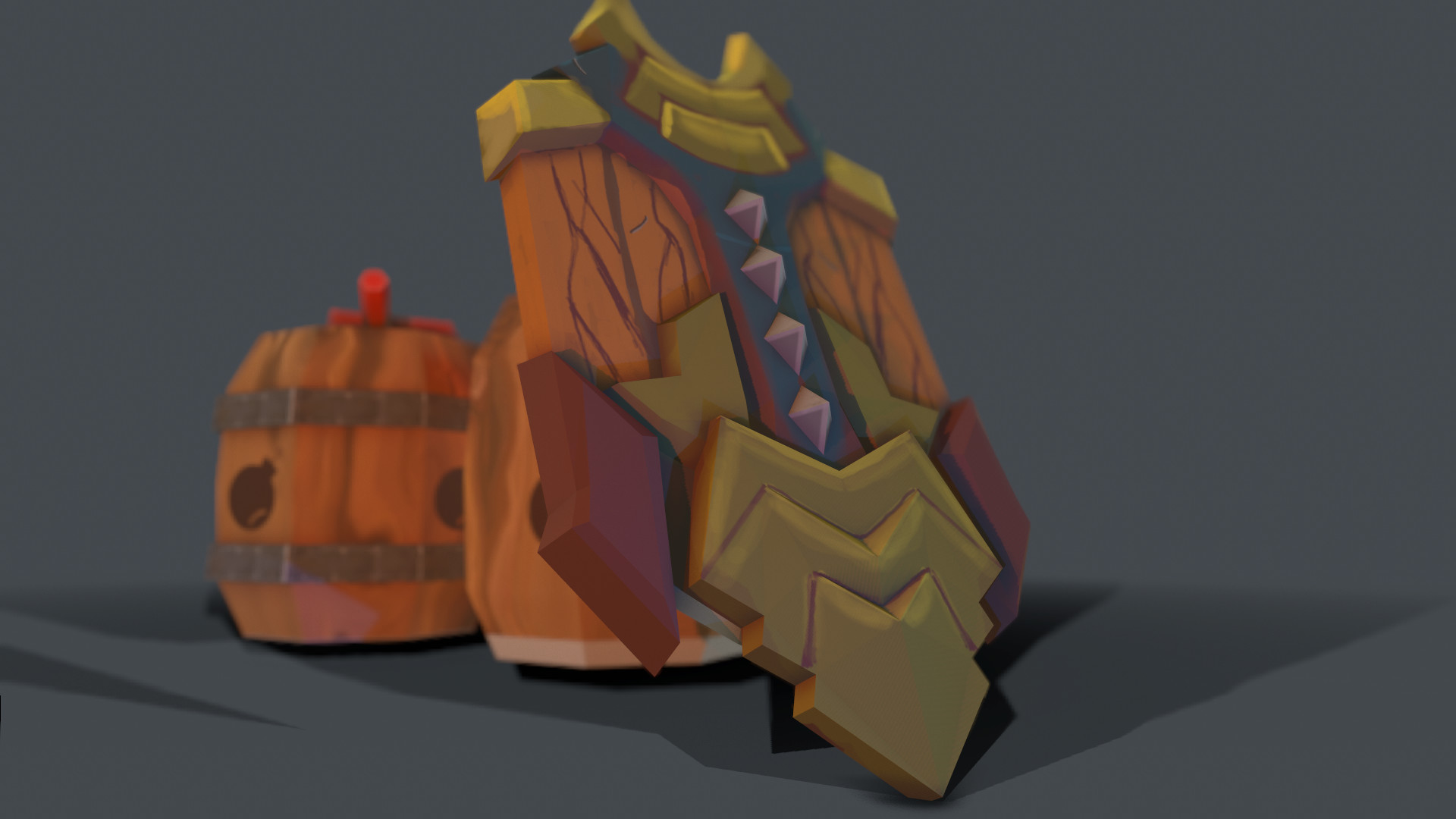ArtStation - Hand painted assets