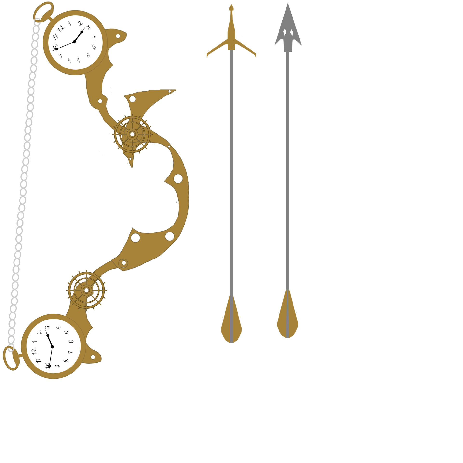 Samuel Preston - Steampunk Bow & Arrows