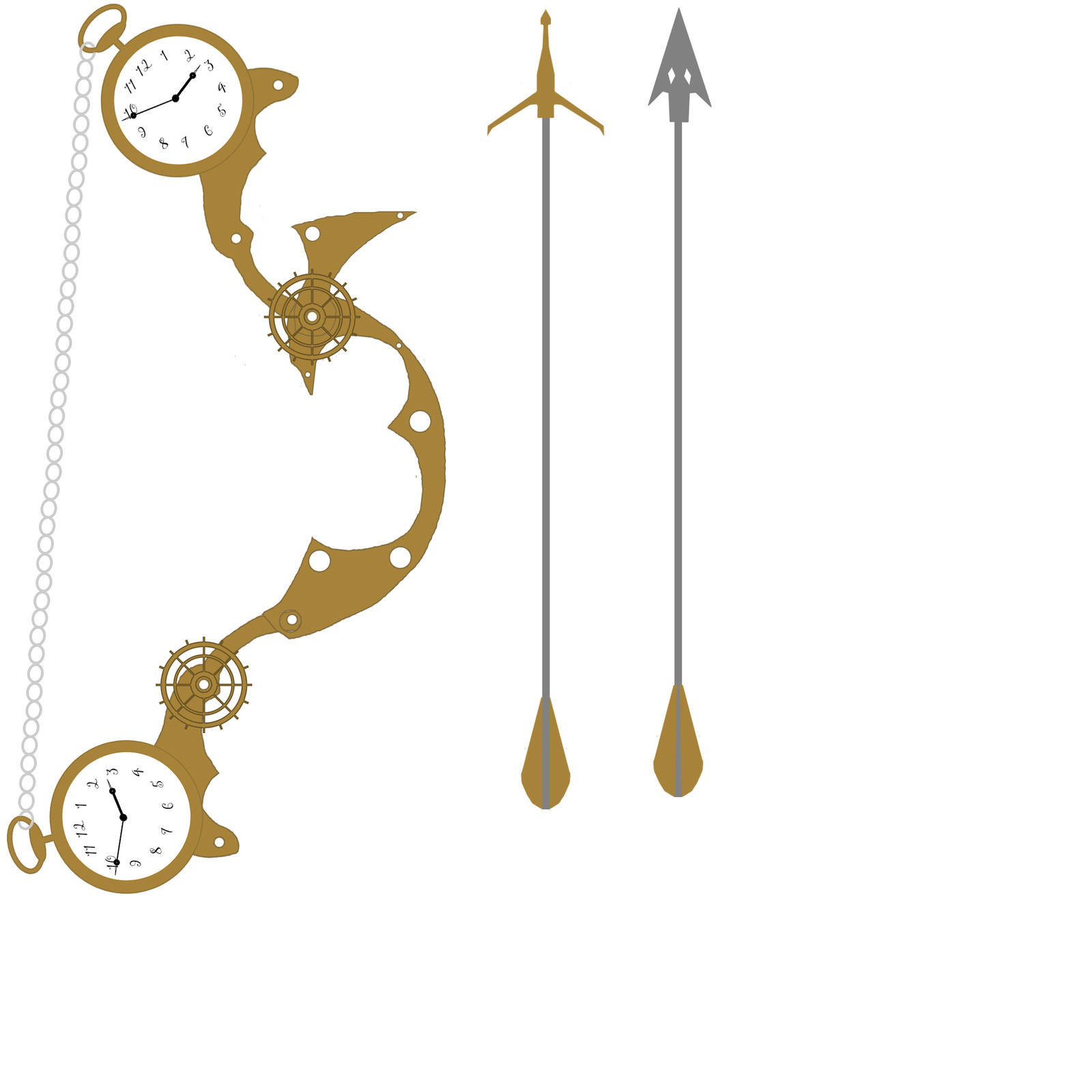 Samuel Preston - Steampunk Bow & Arrows