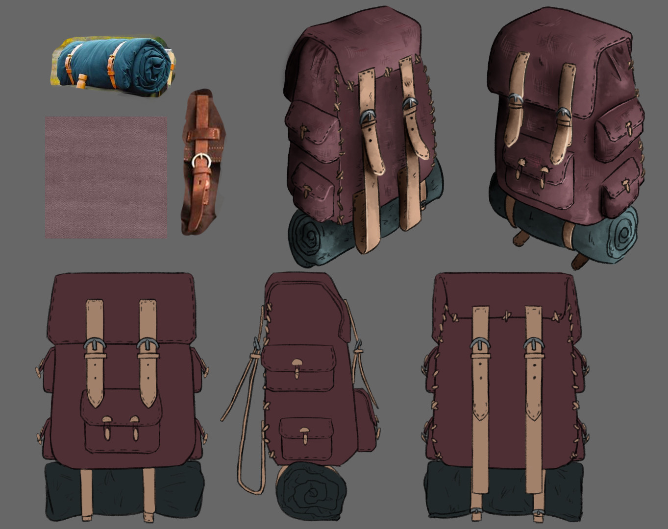 ArtStation - Bagpack Prop