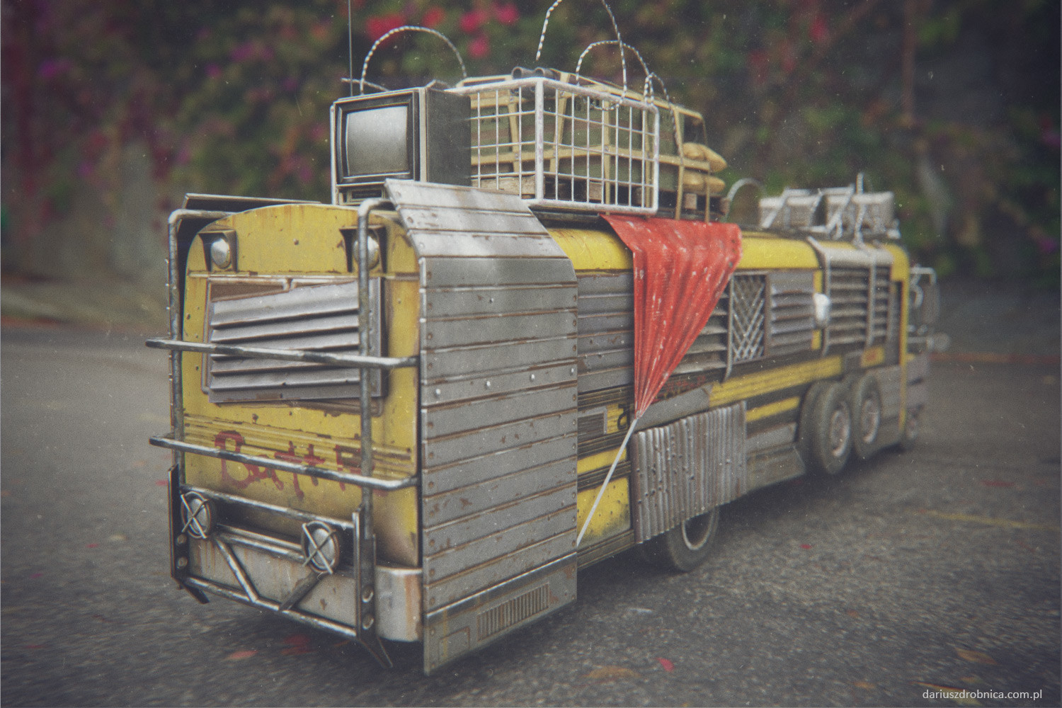 Dariusz Drobnica - Battle Bus (low poly)