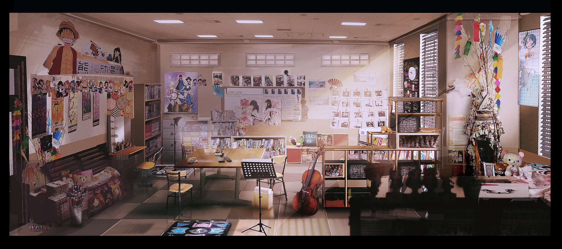 ArtStation - Comic classroom