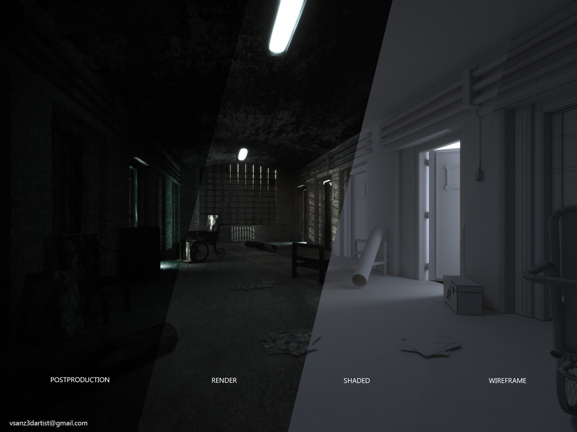 ArtStation - Horror Scene