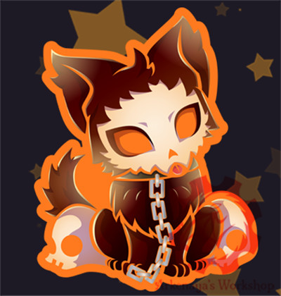 Alba (Arkenaya) Gutiérrez - Fantastic Fire Creature Desings for Keychains