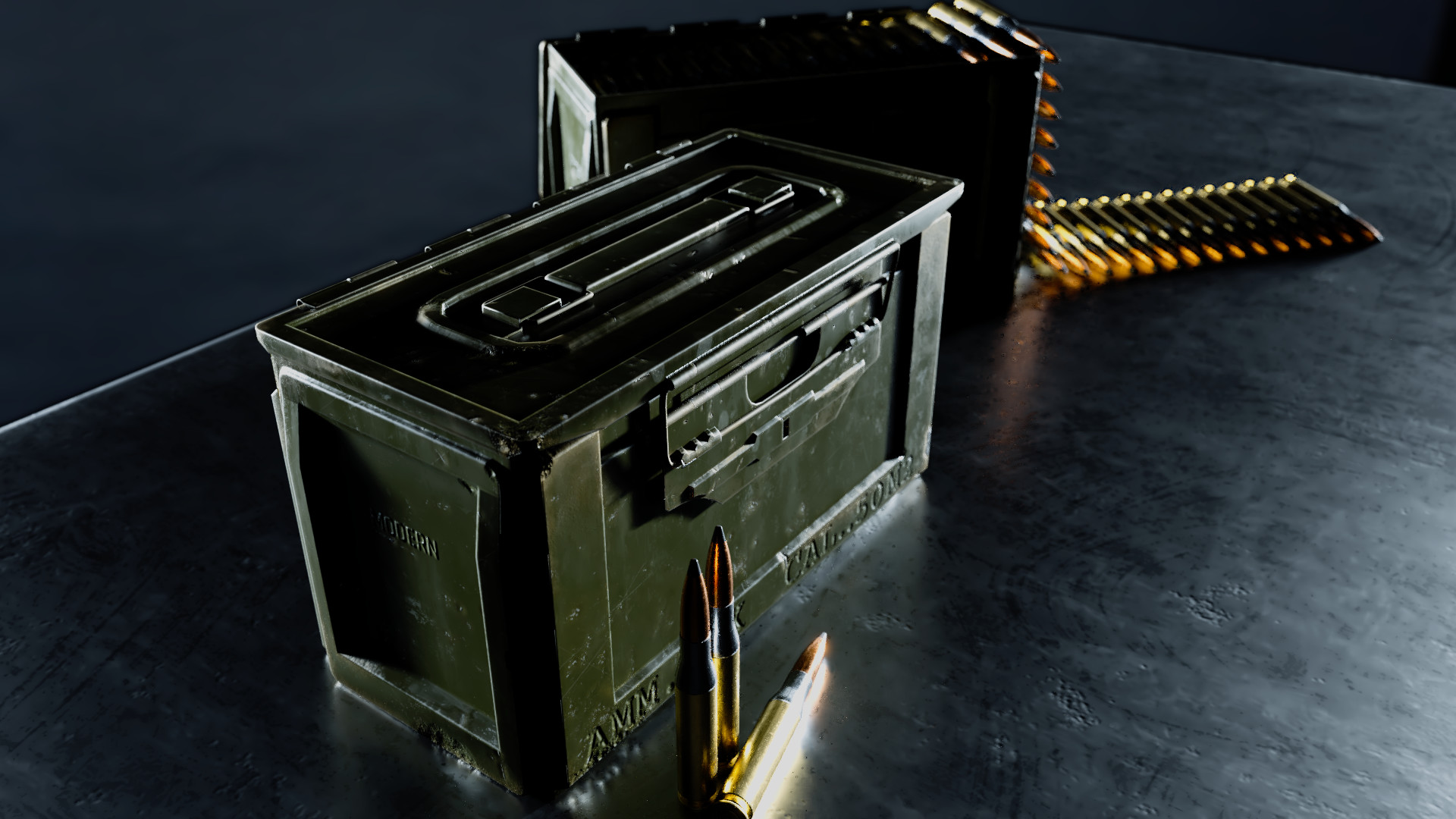 ArtStation - WW2 Military Box