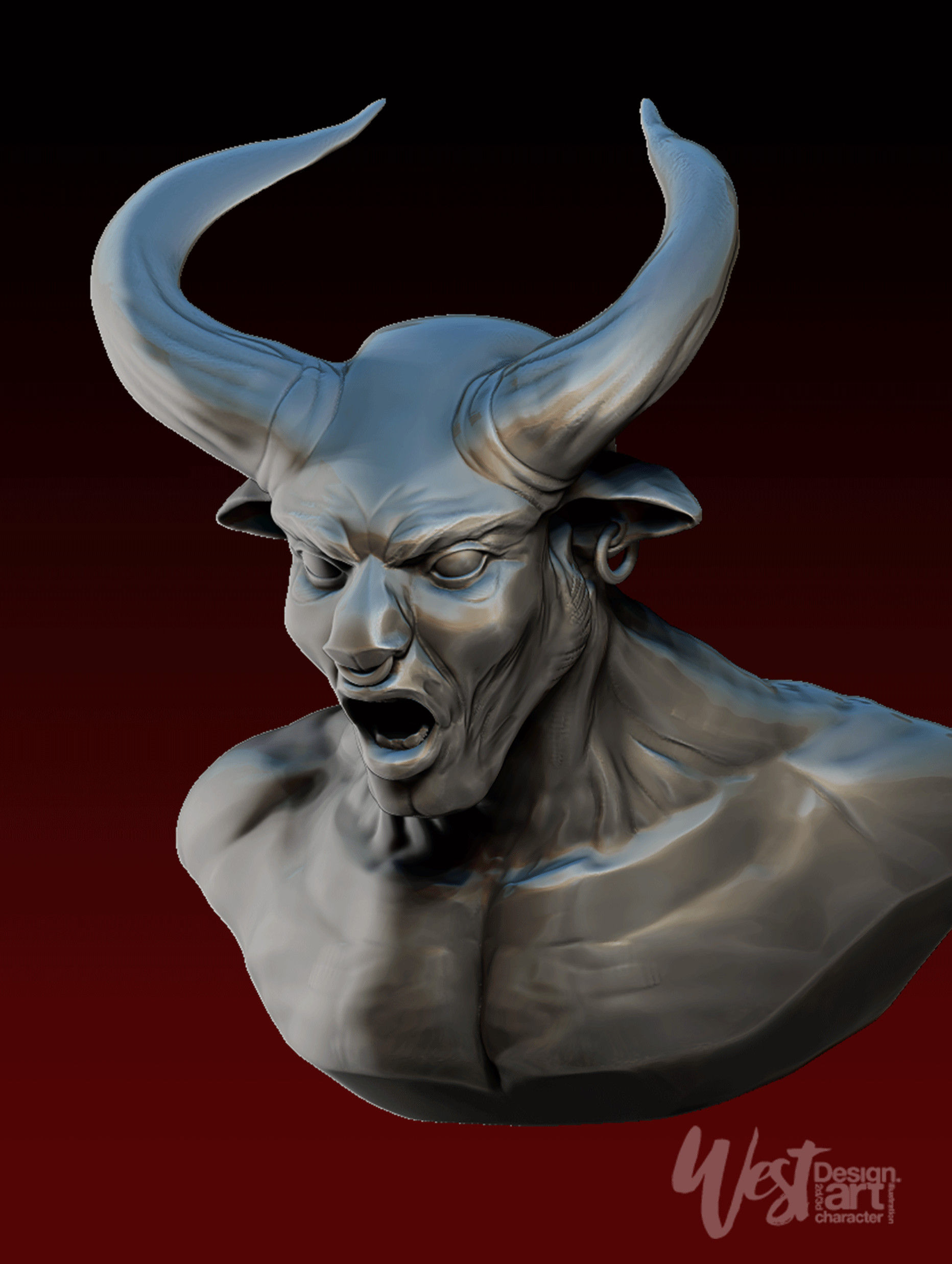 ArtStation - Minotaur Bust