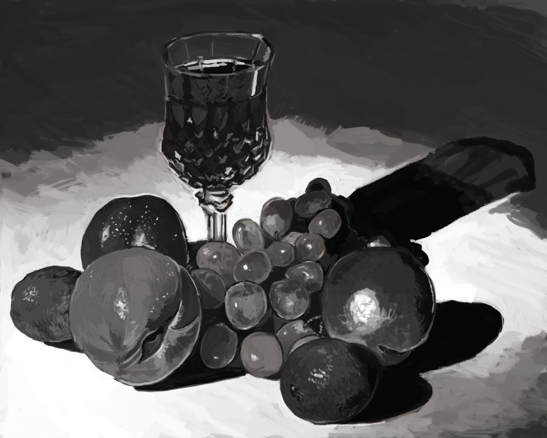 ArtStation - Black & White Still Life