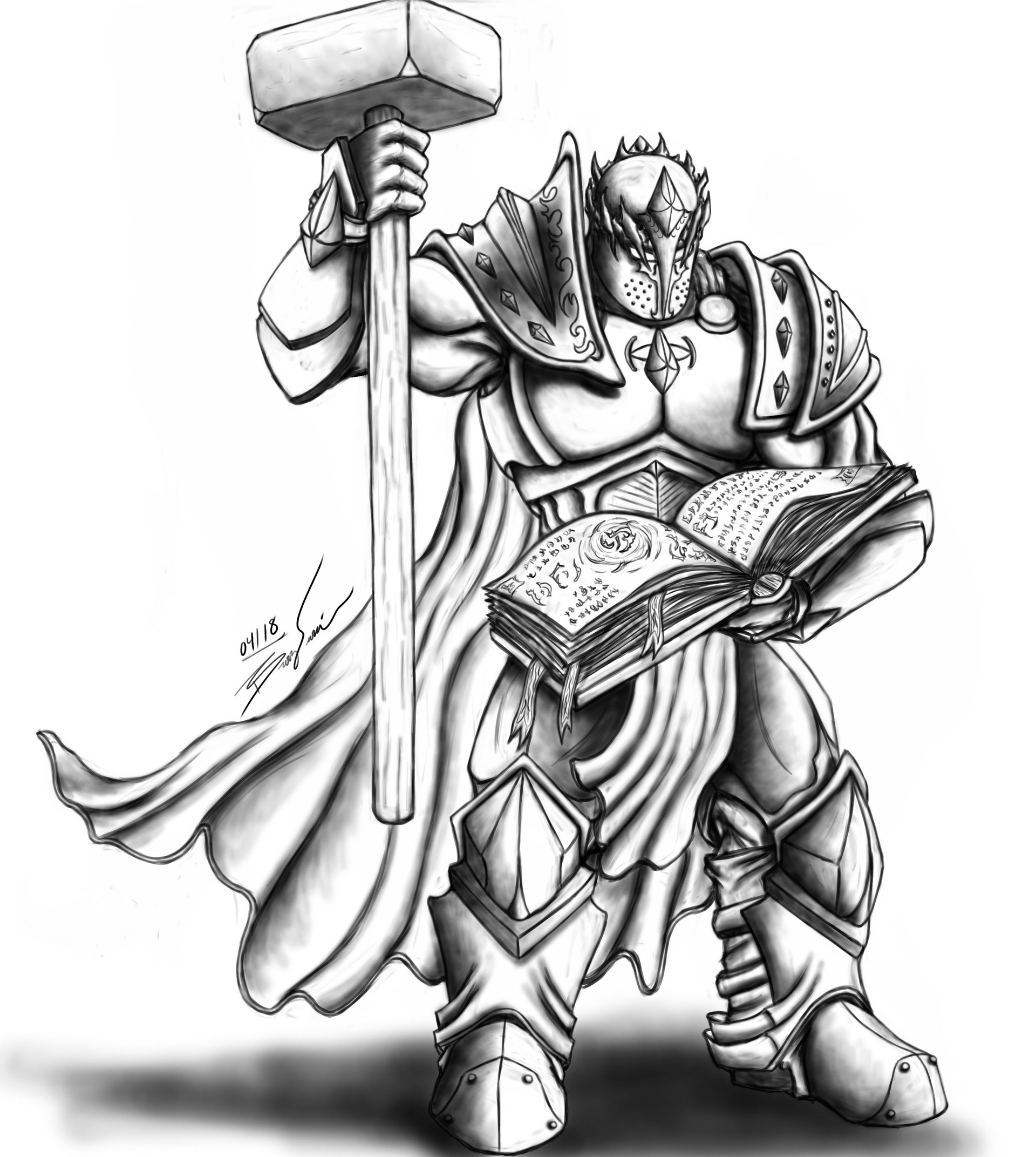 how to draw paladins characters