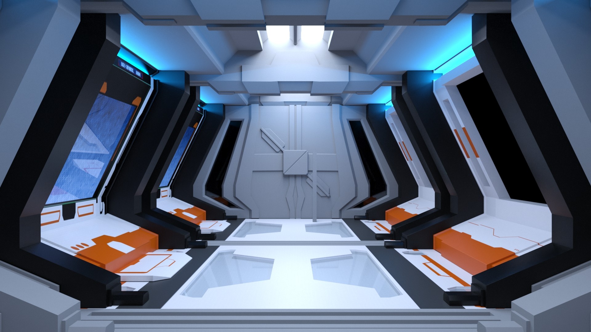 ArtStation - Stylized Corridor WIP