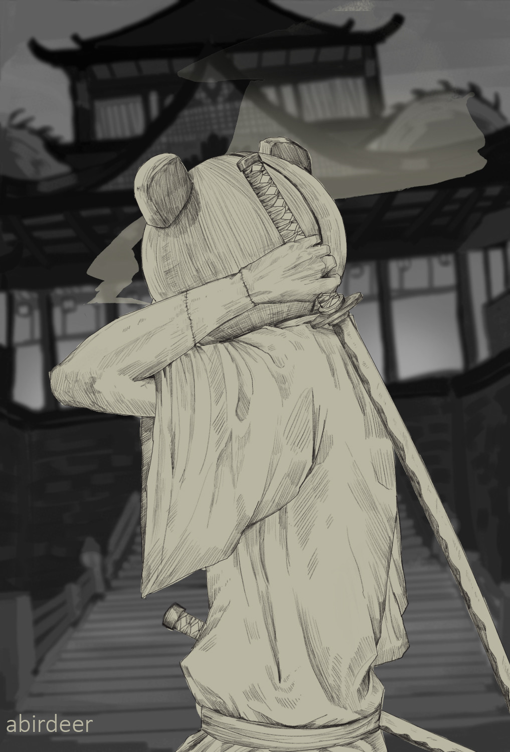 ArtStation - Kuma(Afro Samurai) Fanart