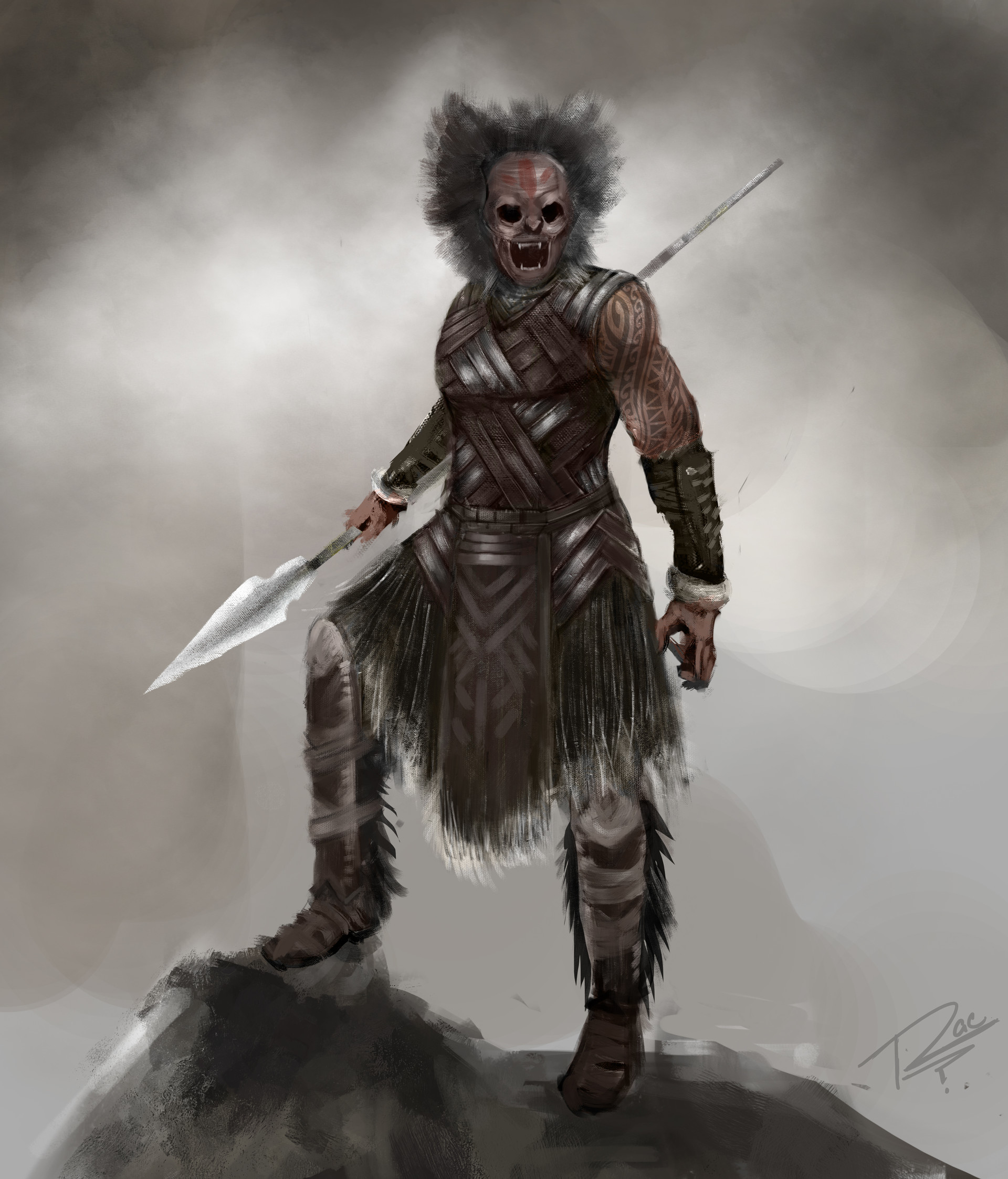 ArtStation - Tribe Warrior