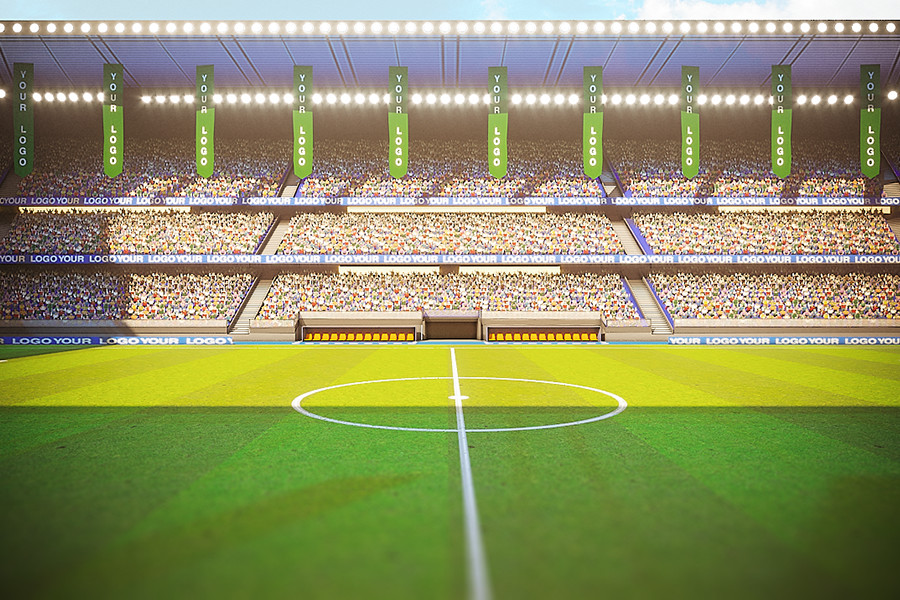 Low Poly Lab - Game Ready 3D Football Stadiums