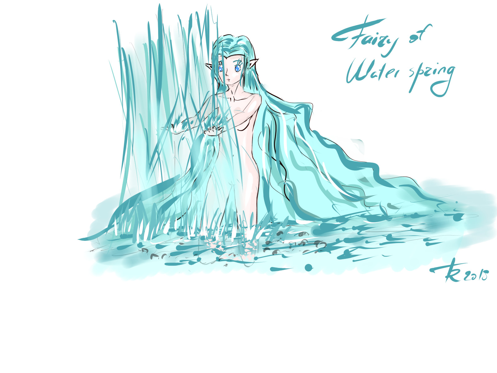 ArtStation - Fairy of Water Spring