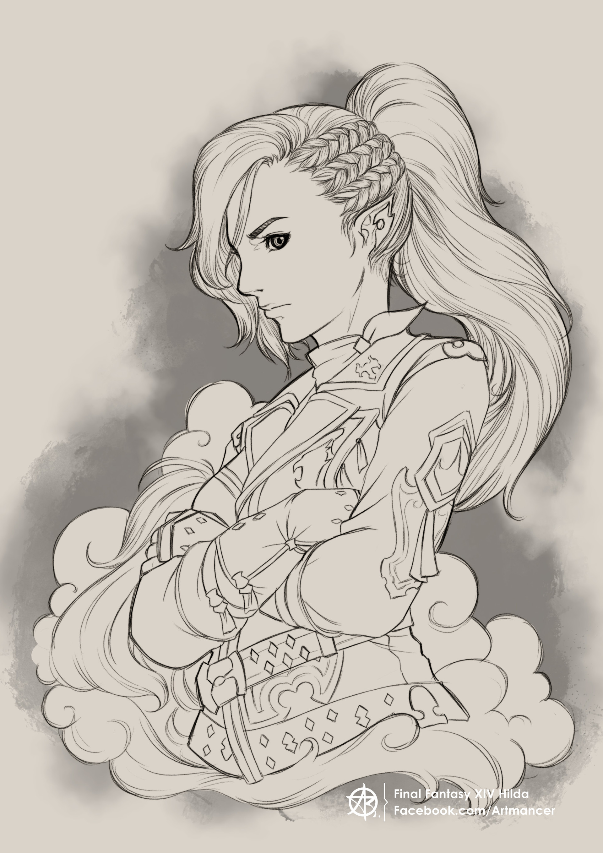 ArtStation - Final Fantasy XIV NPC Hilda