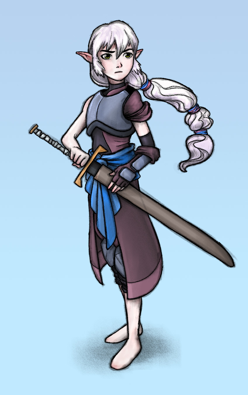 ArtStation - "Clover" Character Concept