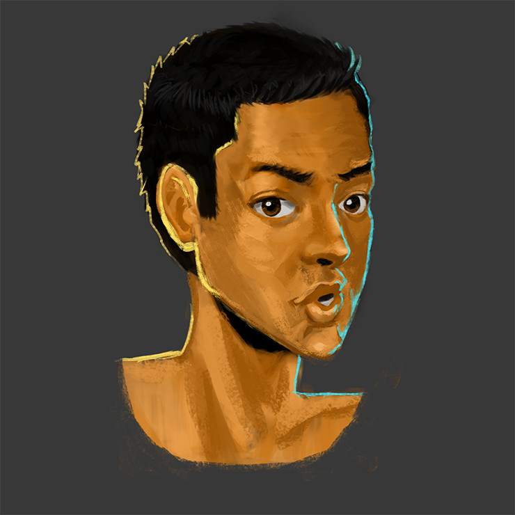 ArtStation - Portrait of a boy.