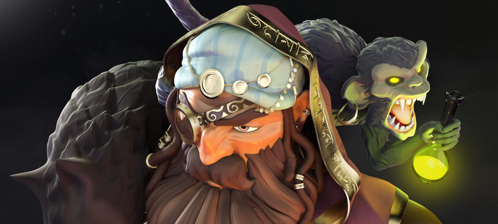 ArtStation - Alibaba The Arabian Wizard