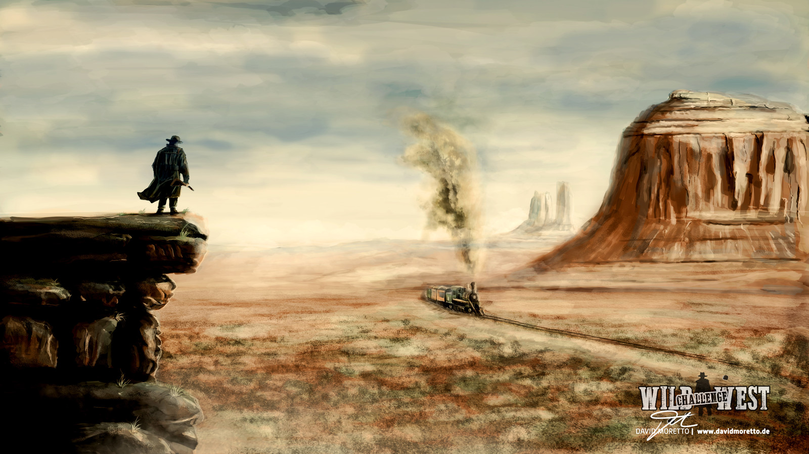 David Moretto - Wild West Keyframe Illustration THE LATE REVENGE! #1