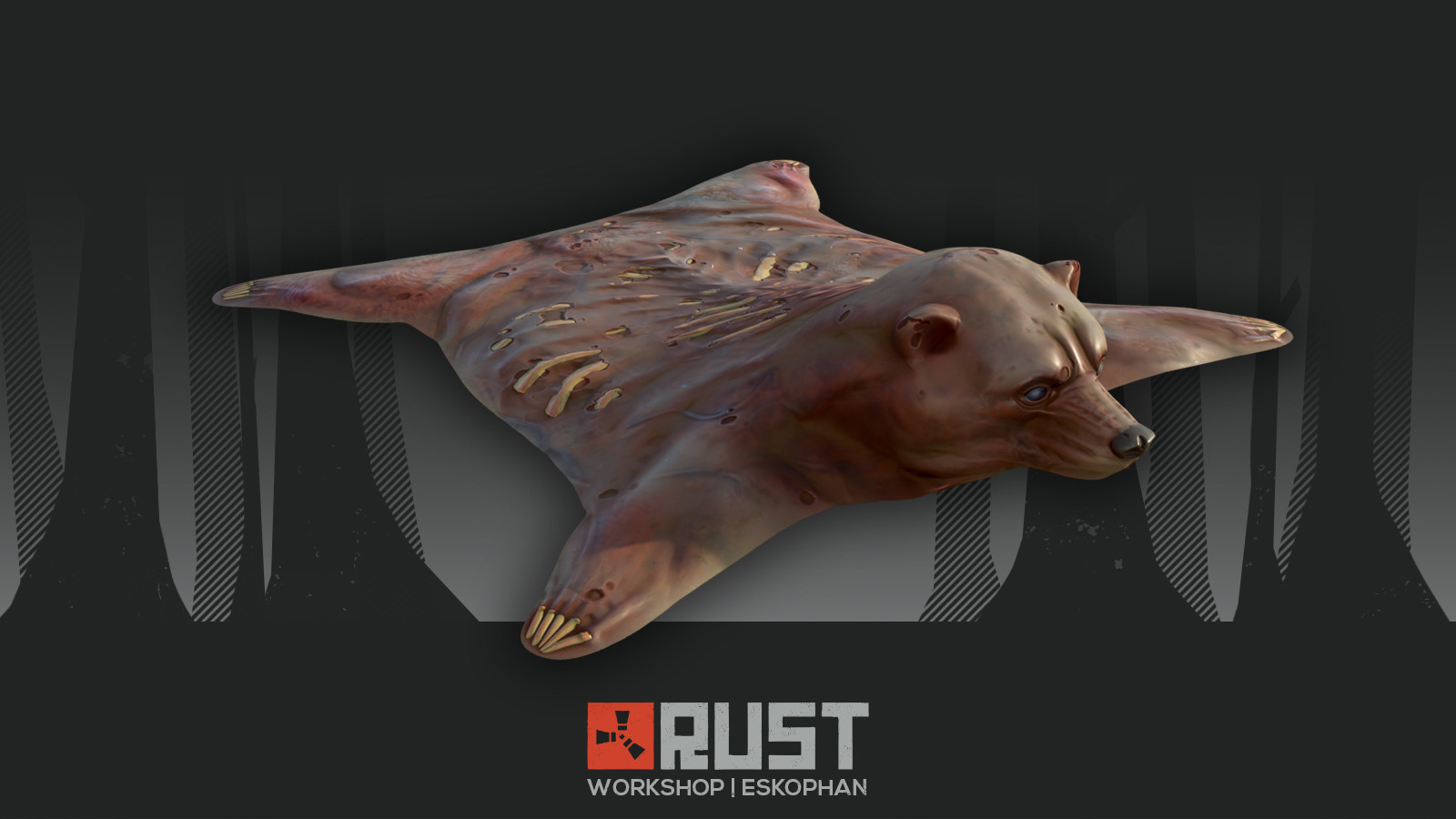 Stepan Koppel - Rust zombie bear rug