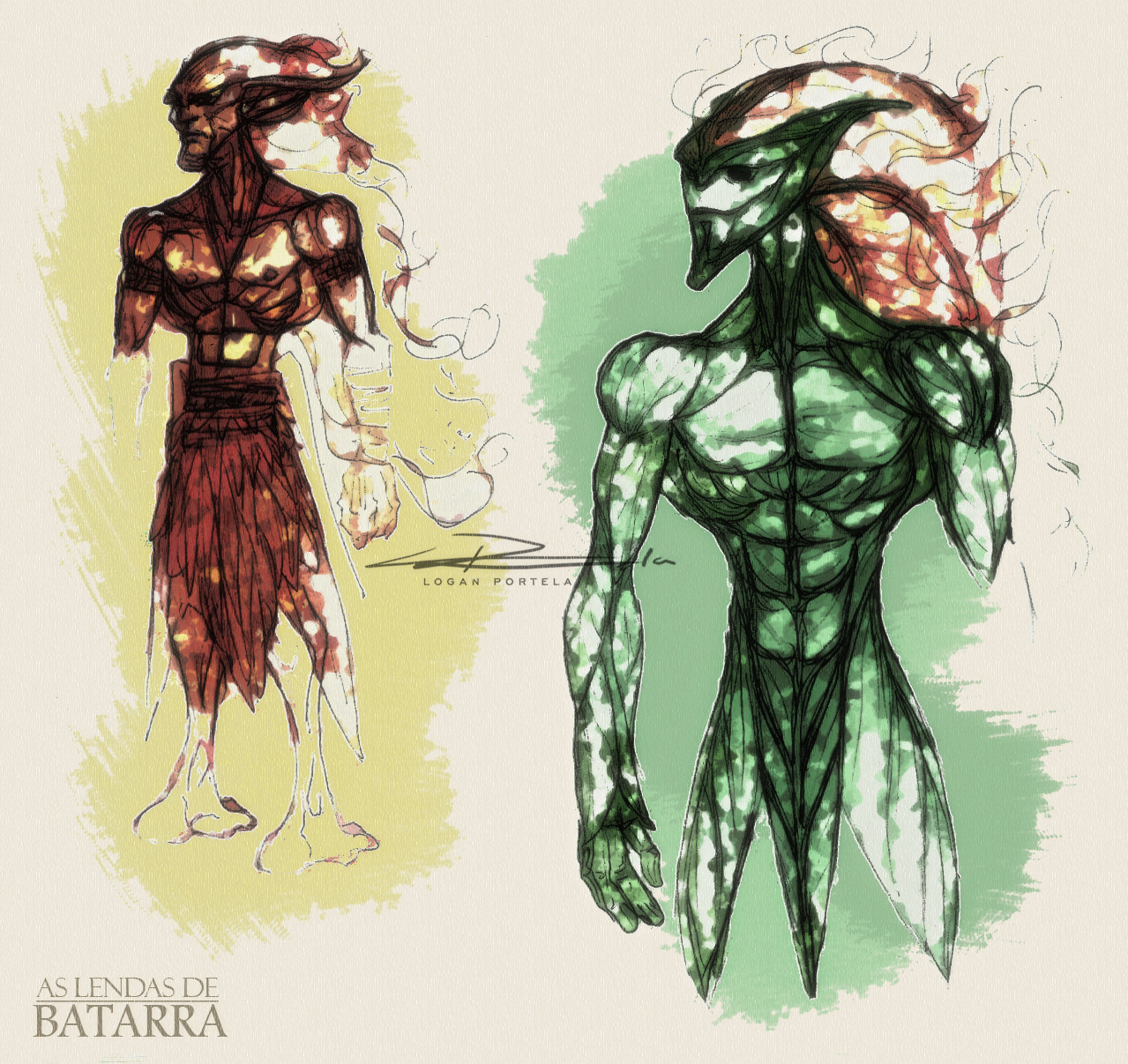 Logan Portela - CURUPIRA - character concept art