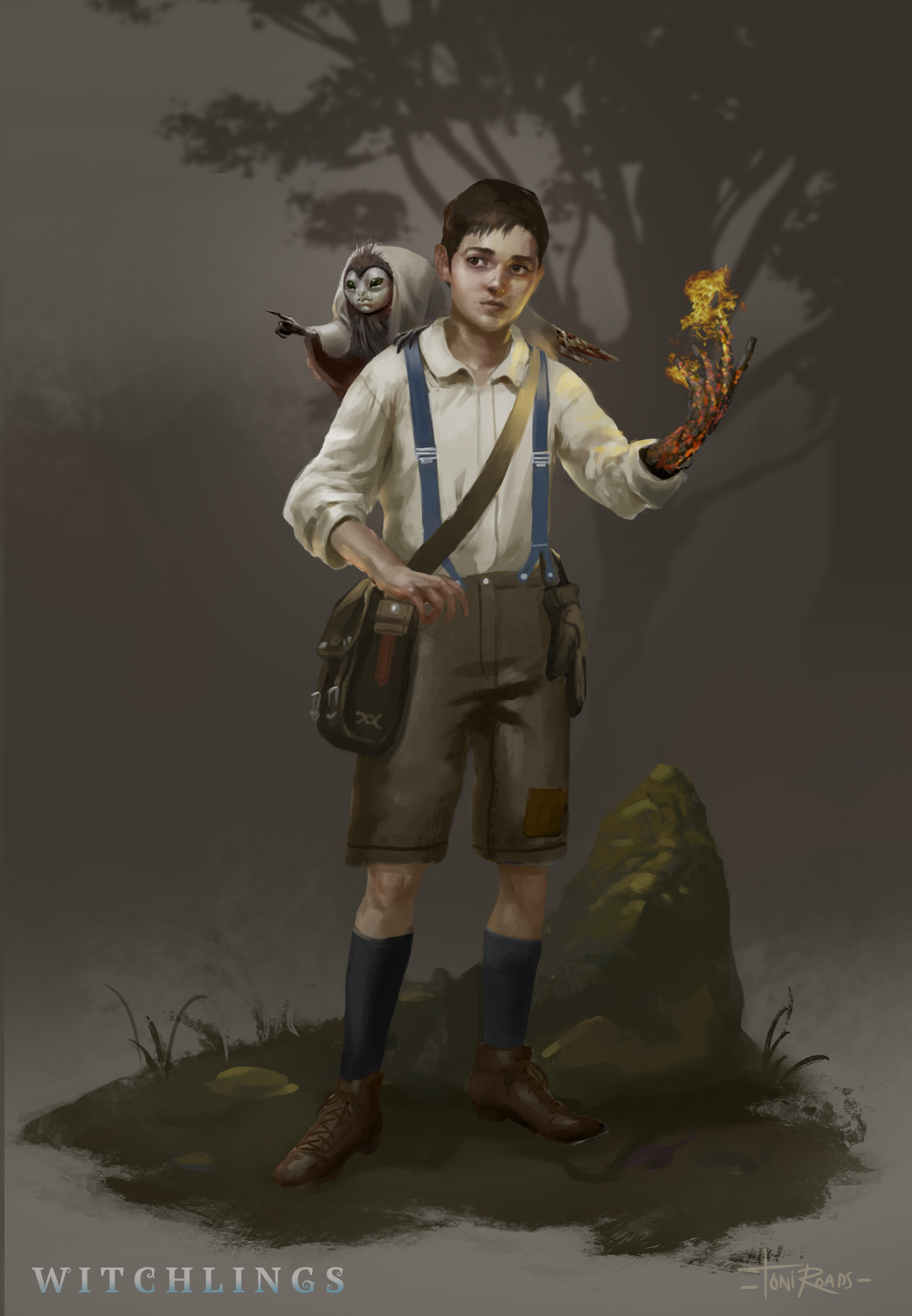 ArtStation - Witchlings: Siblings - Asher & Echo