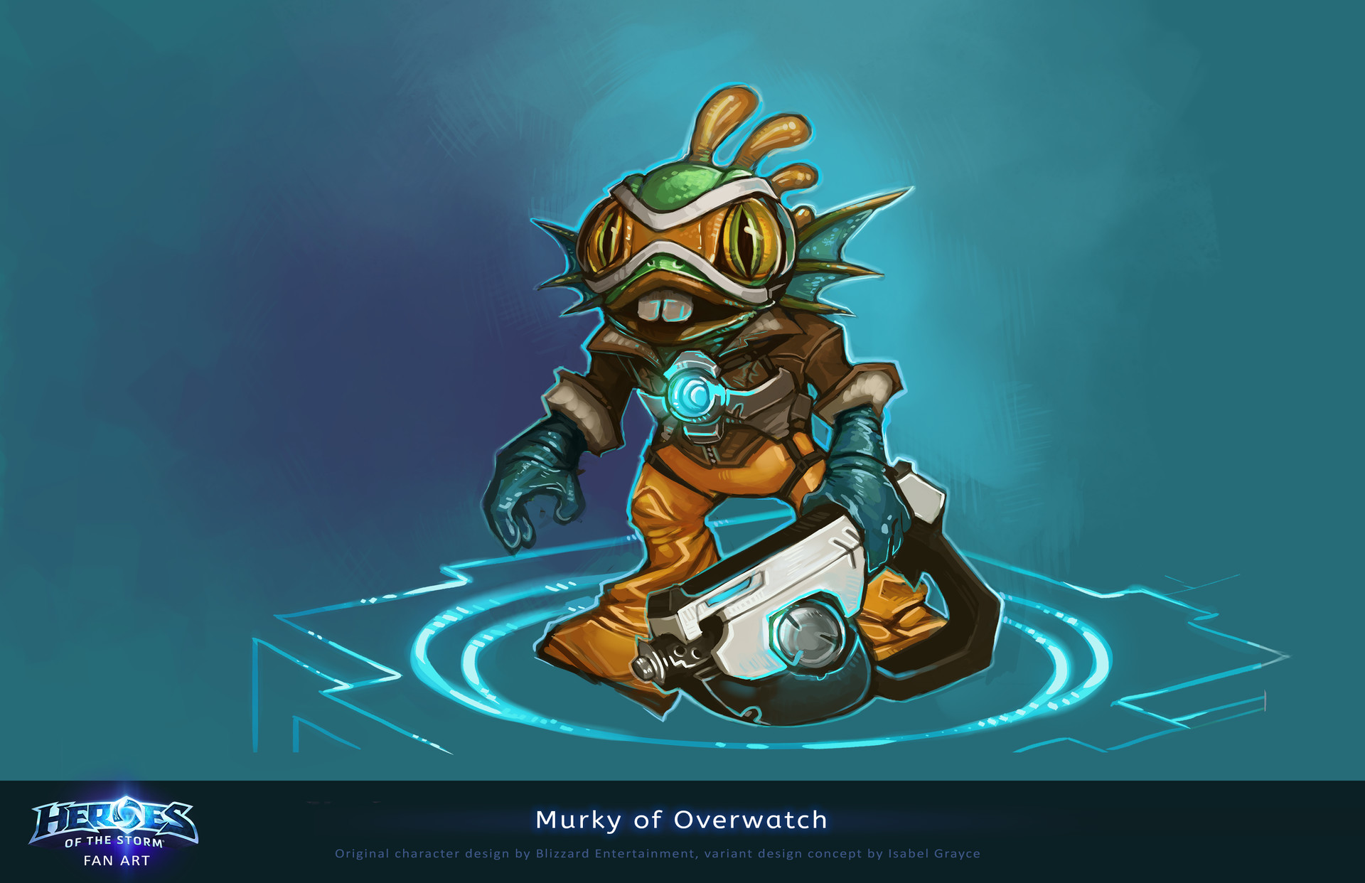 ArtStation - Murky of Overwatch Concept