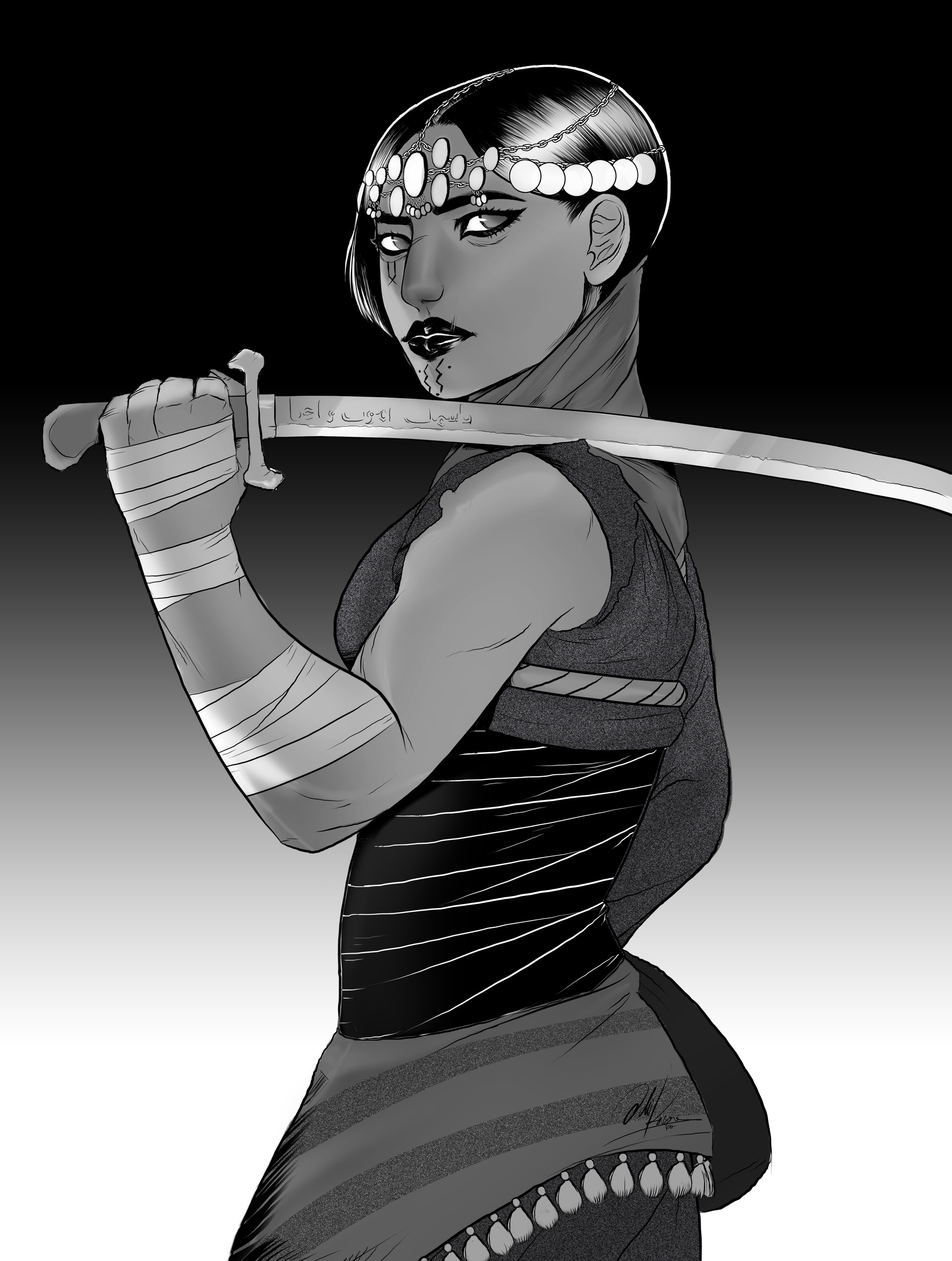 ArtStation - Layaal's first comic style