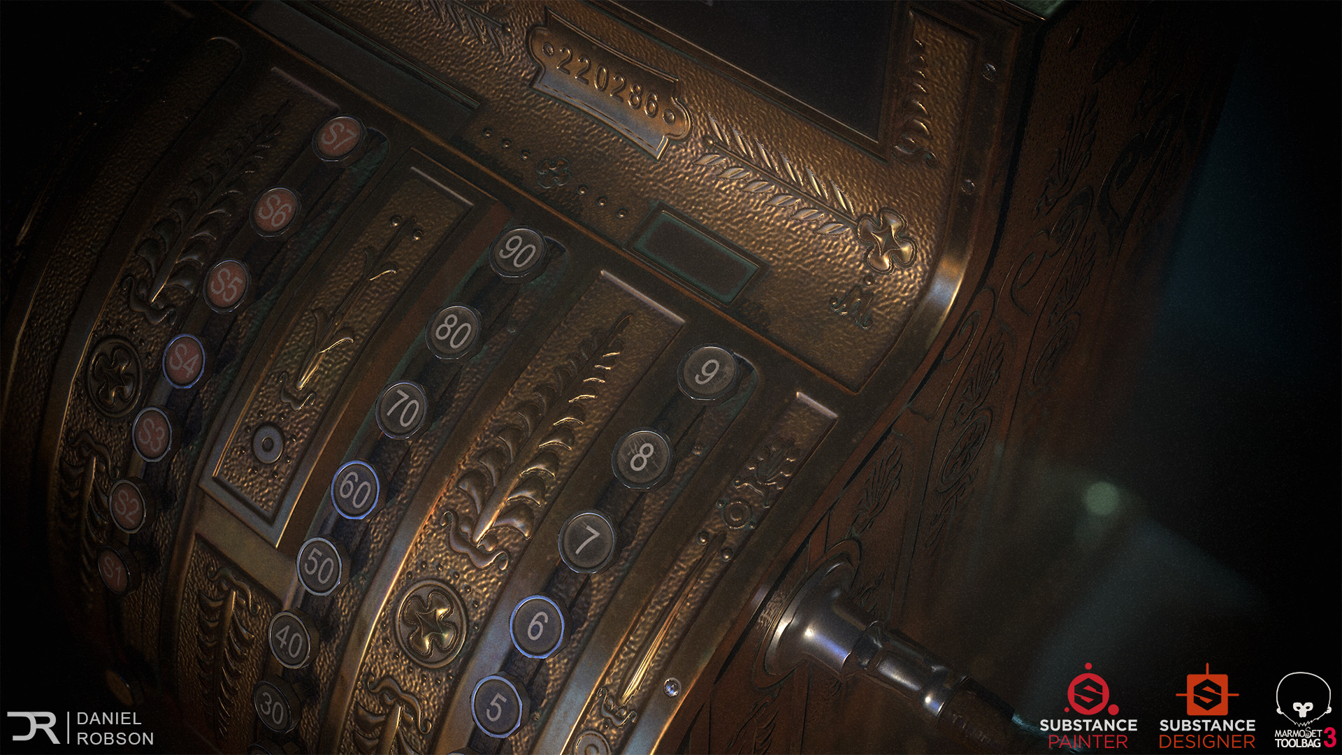 Daniel Robson - Antique Cash Register