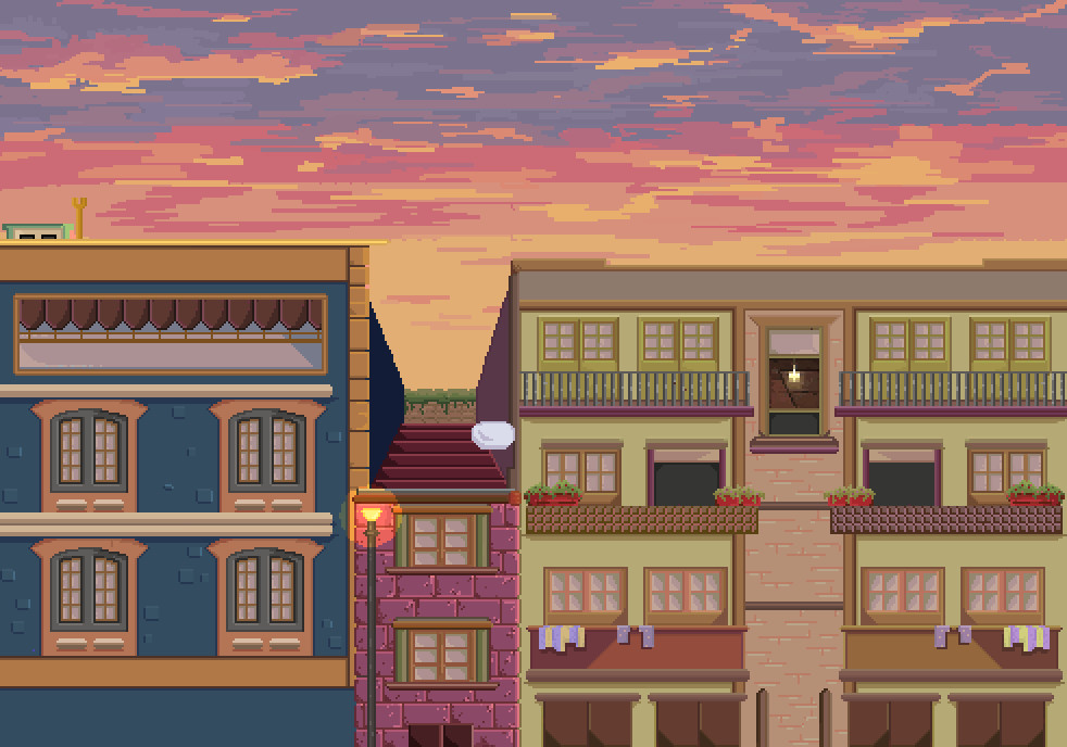 ArtStation - Candy Bandit Level Background