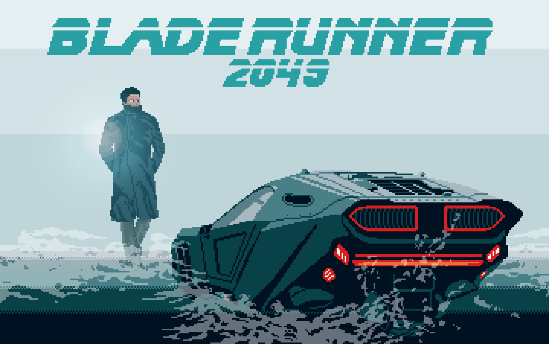 Elliott Oldham - Blade Runner 2049 - Pixel Art
