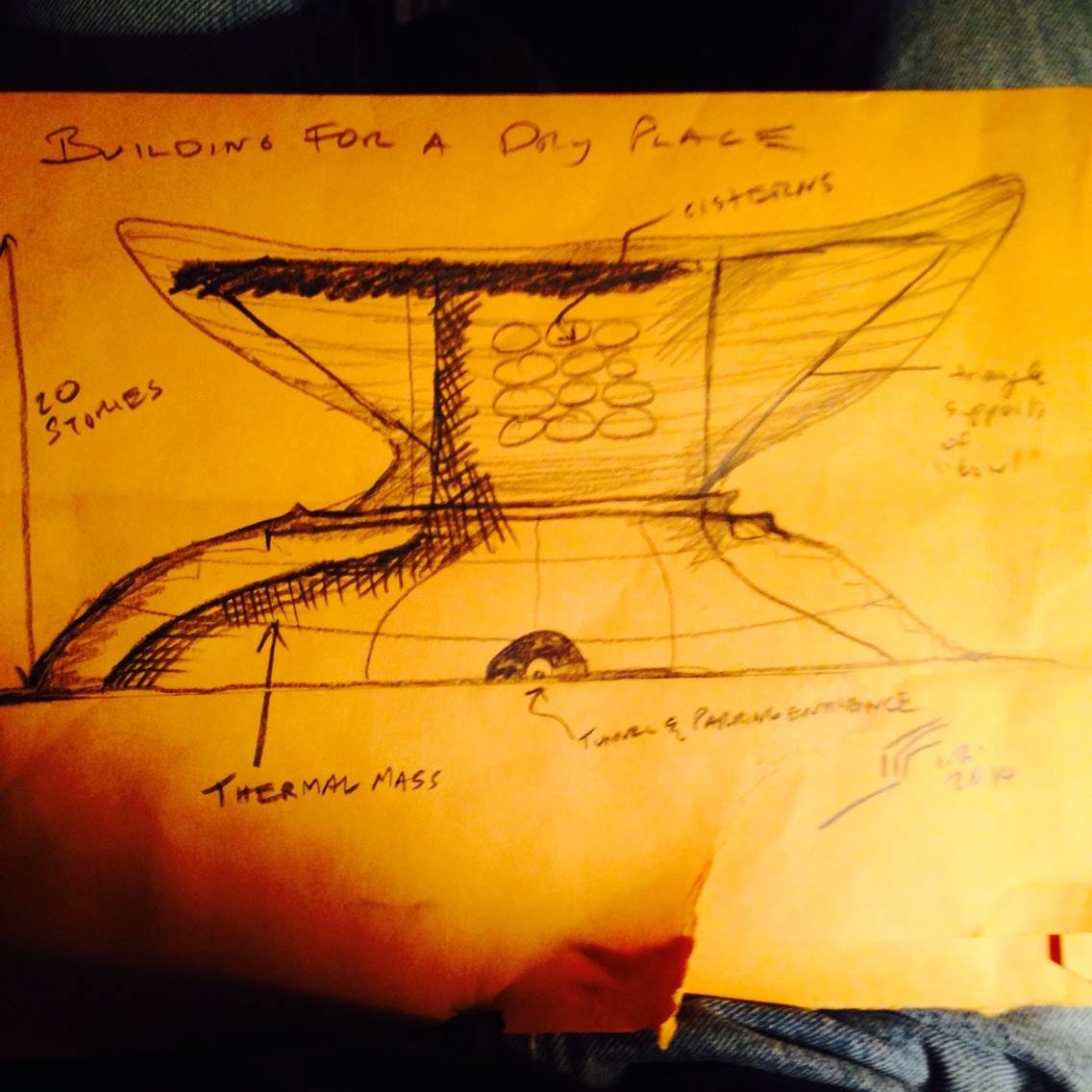 Christopher Carter Sanderson - 3D Printed Rammed Earth Architecture Concept