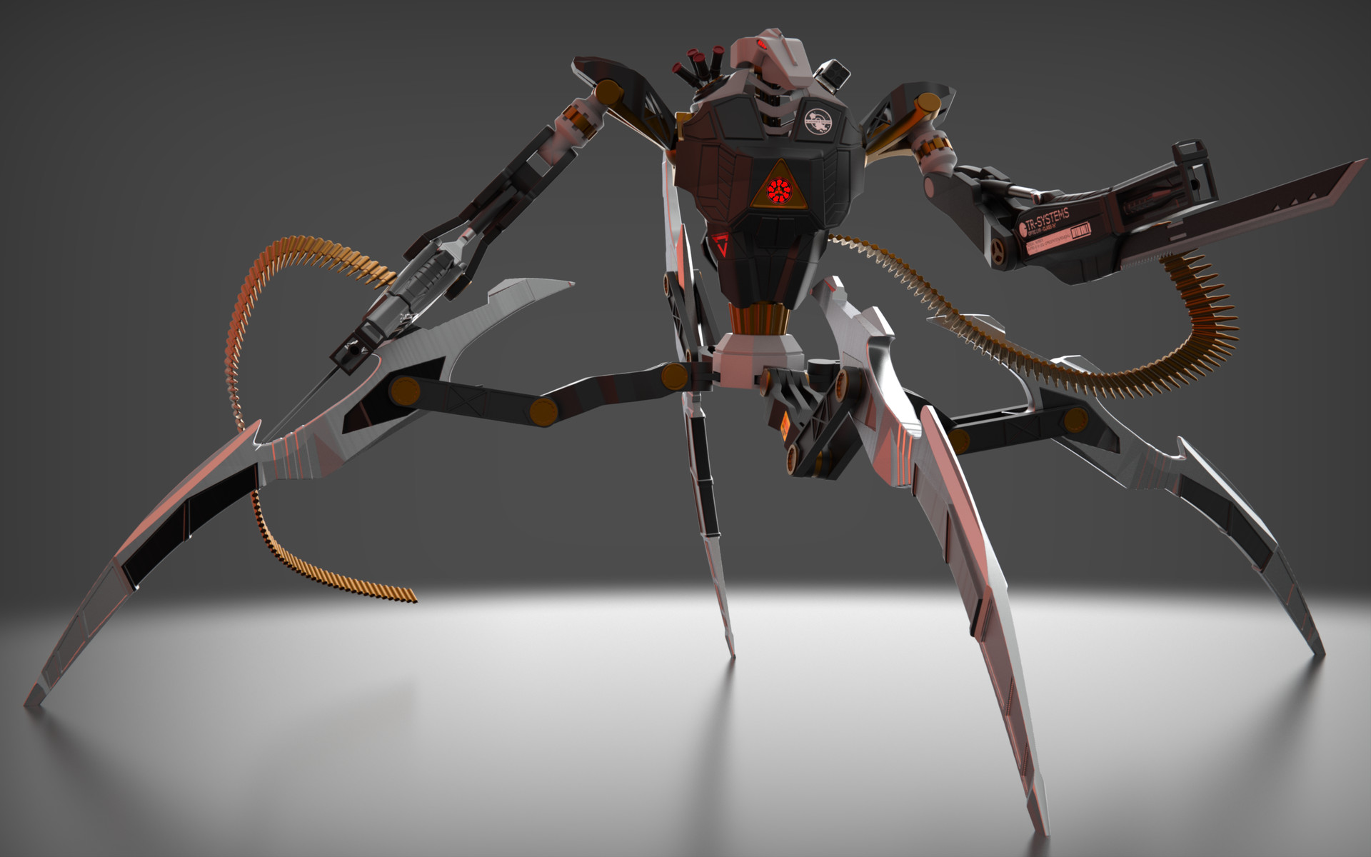 ArtStation - Assault Bot NC-1 "Mantis" Concept