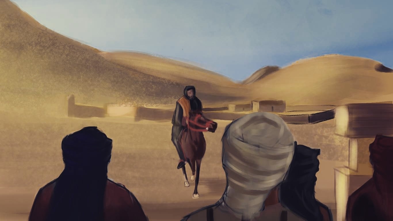 ArtStation - Scene soldier in desert