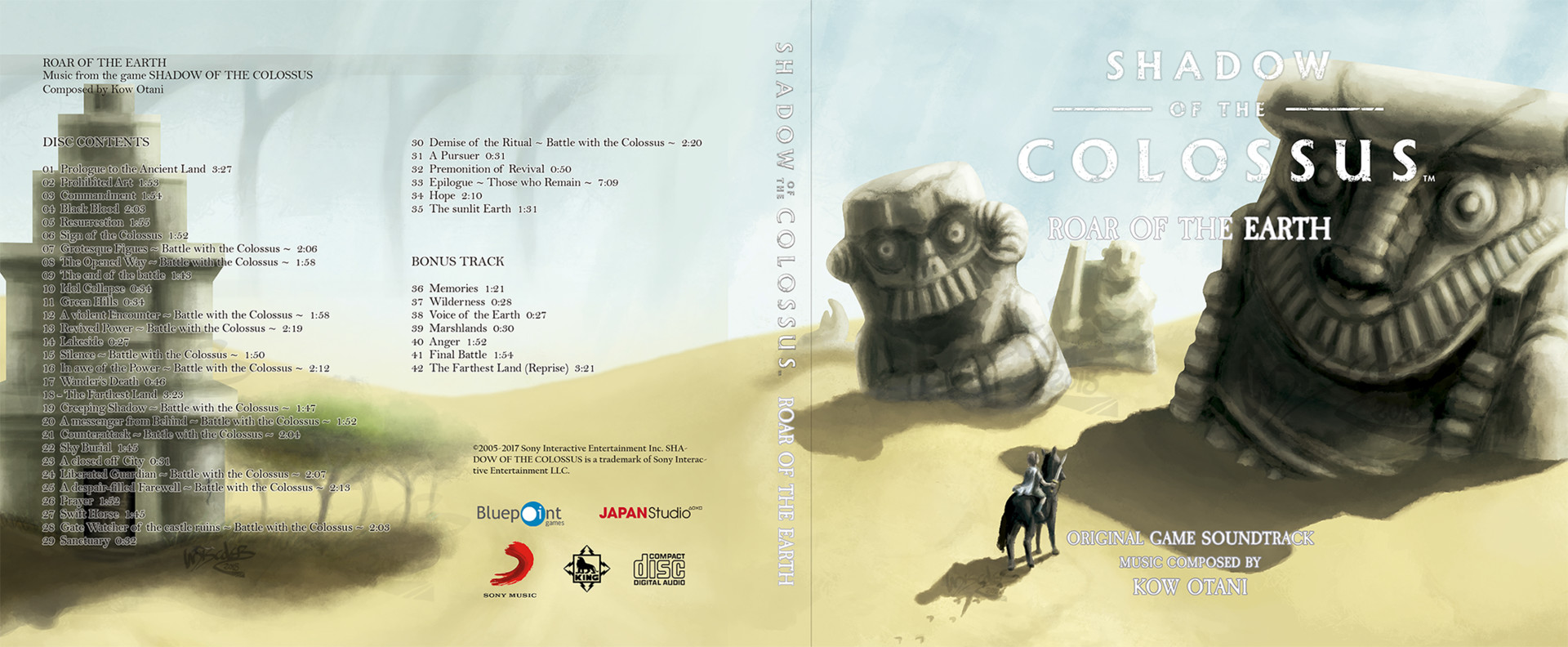 UNDISCOVER _ART - ROAR OF THE EARTH (Shadow of the colossus OST cover)