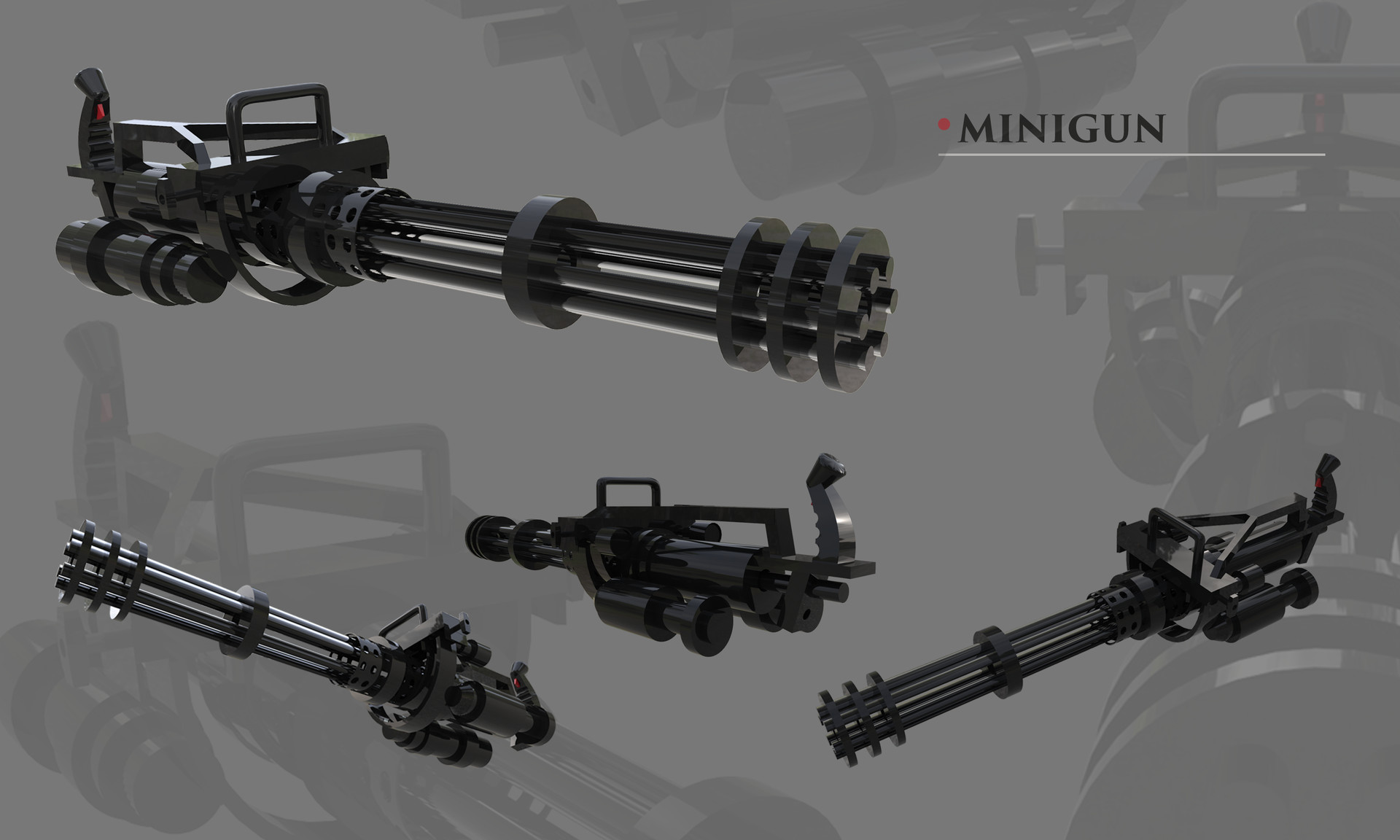 ArtStation - Minigun