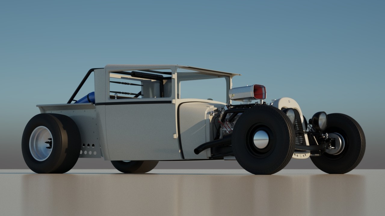 Damon Cimarusti - LUNCHMONEY- Custom Rat-Rod