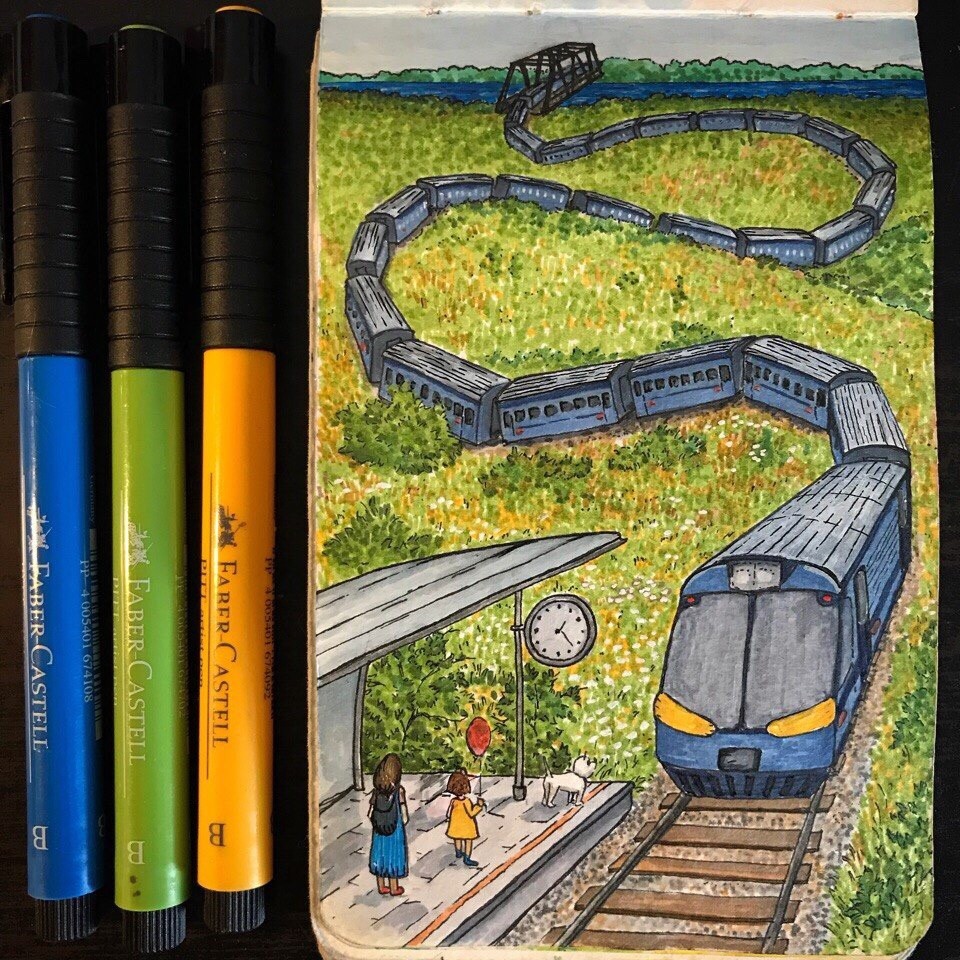 ArtStation - Snake train