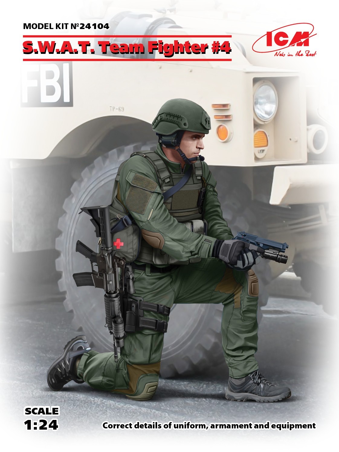 ArtStation - S.W.A.T. Team Fighter#4 (box art for ICM)