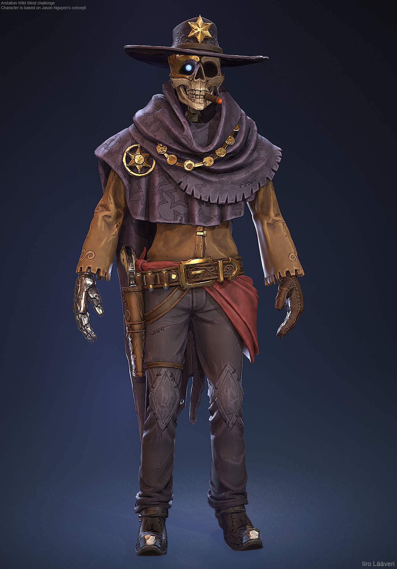 Iiro Lääveri - Wild West game character art challenge