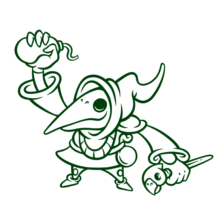 how to draw plague knight