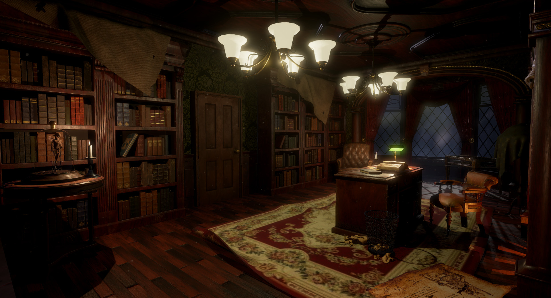ArtStation - Unreal Engine 4 - Monster Hunter's Study