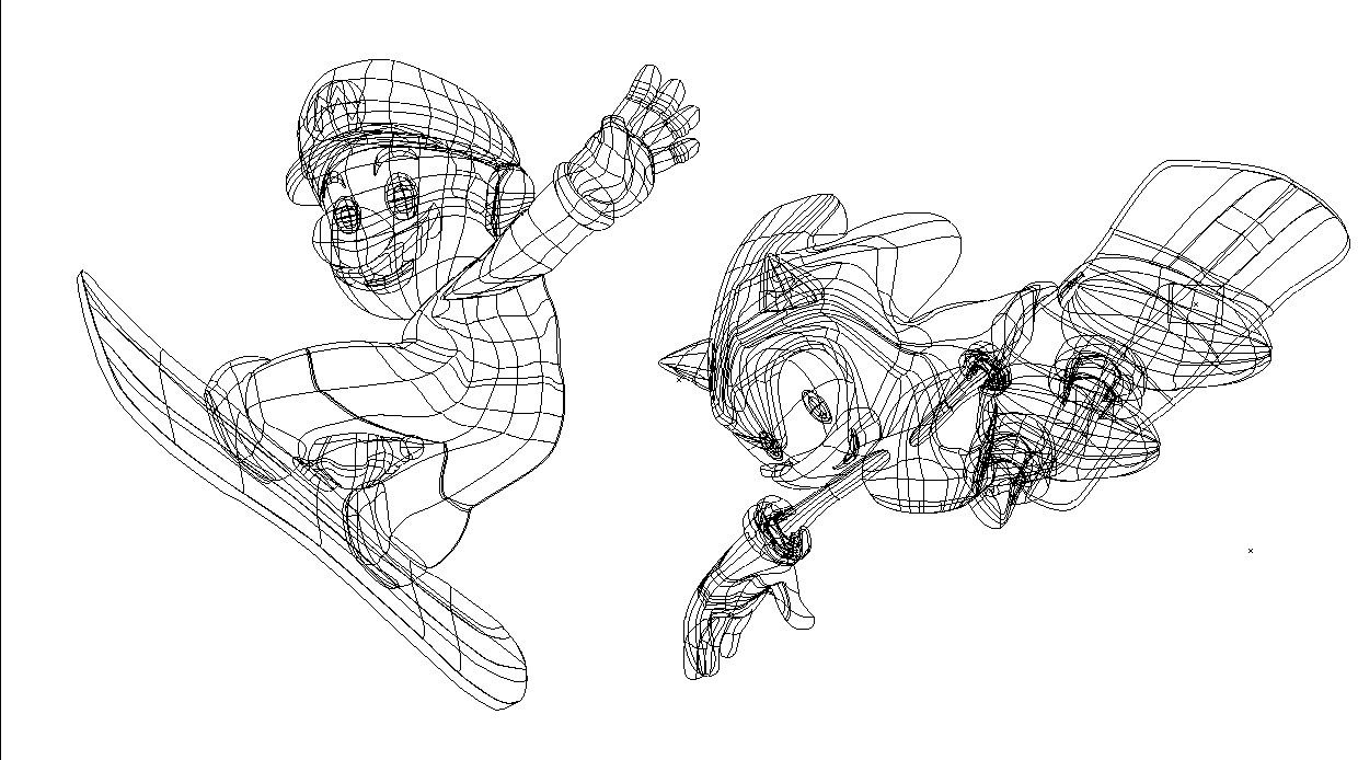 mario and sonic vector