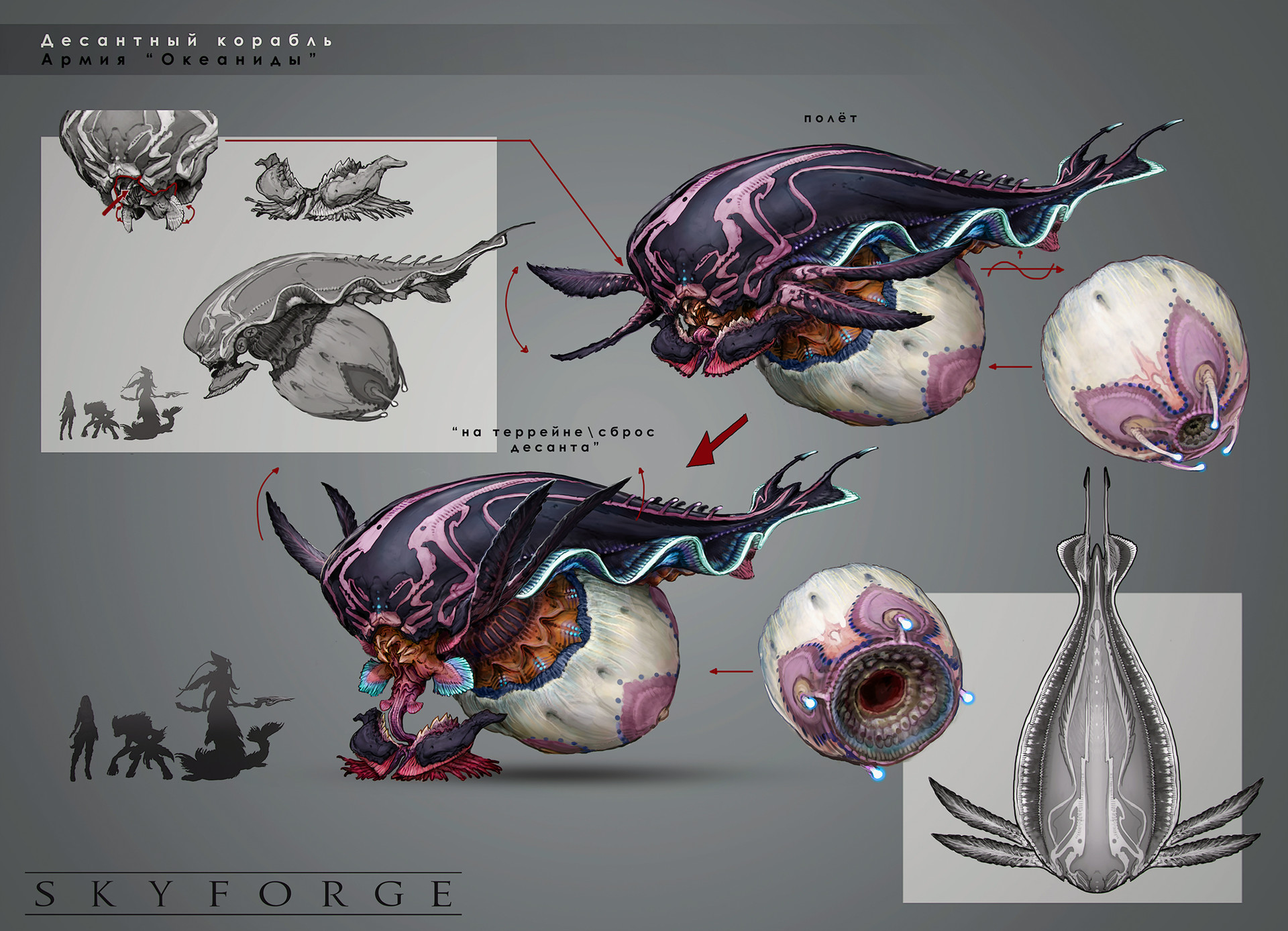 ArtStation - Skyforge: Oceanids units
