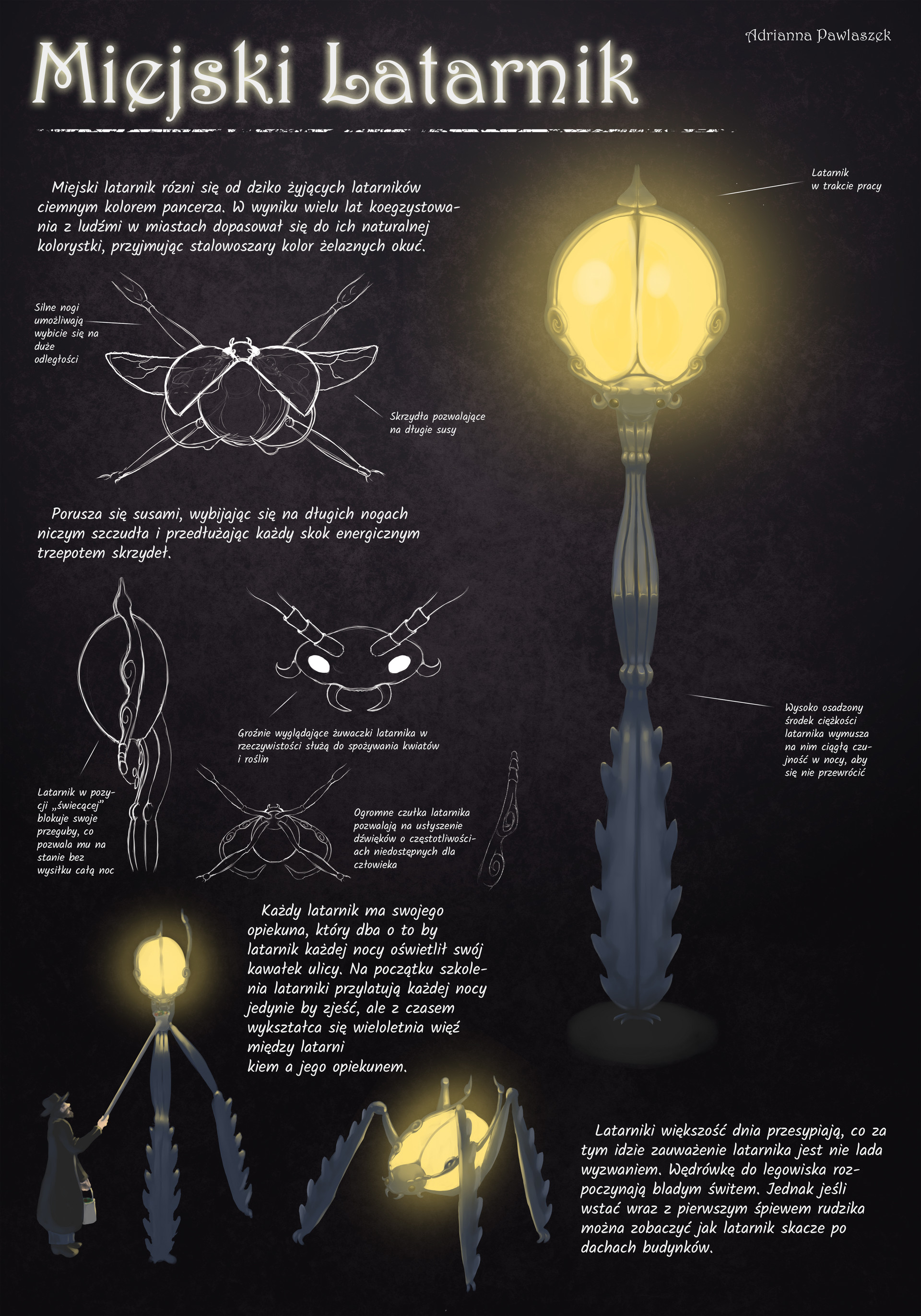 ArtStation - Urban lamplighter