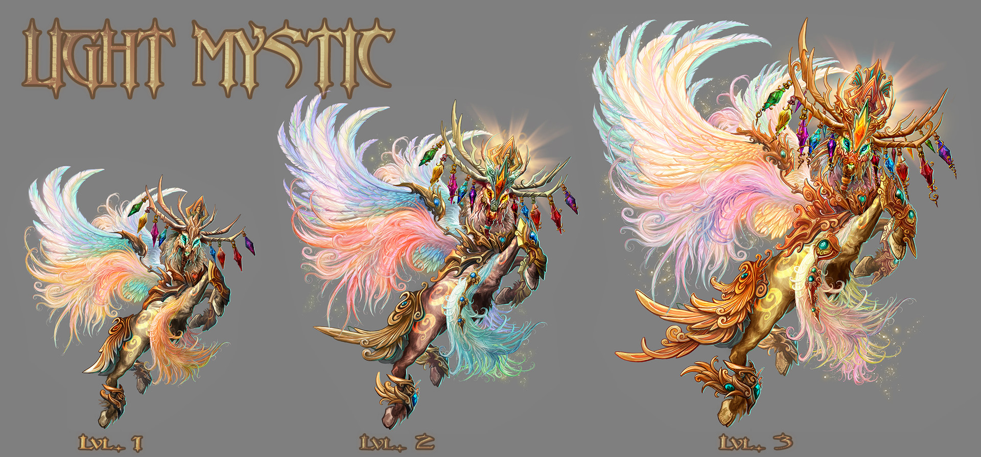ArtStation - LIGHT MYSTIC -lvl 1 to 3