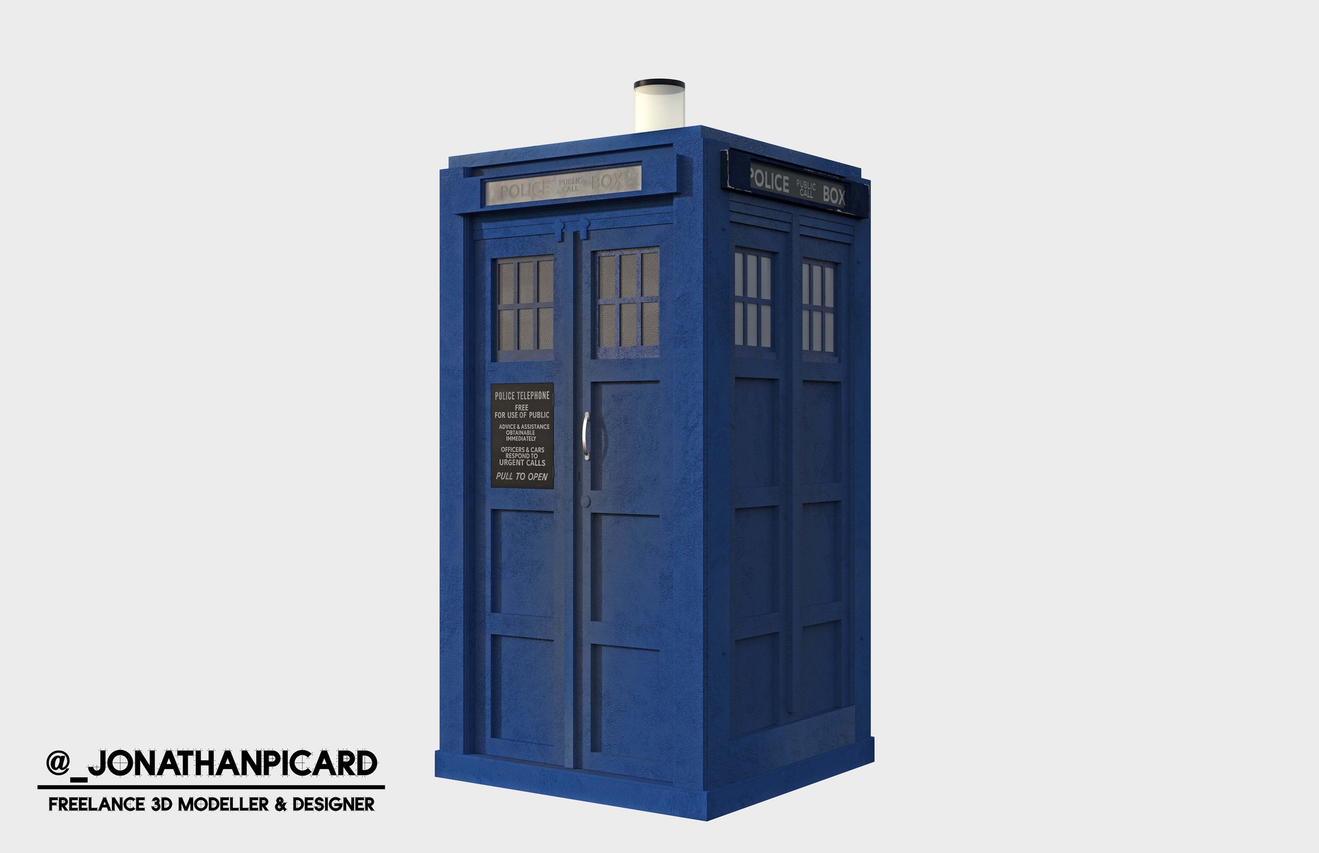 ArtStation - 1974 TARDIS Prop