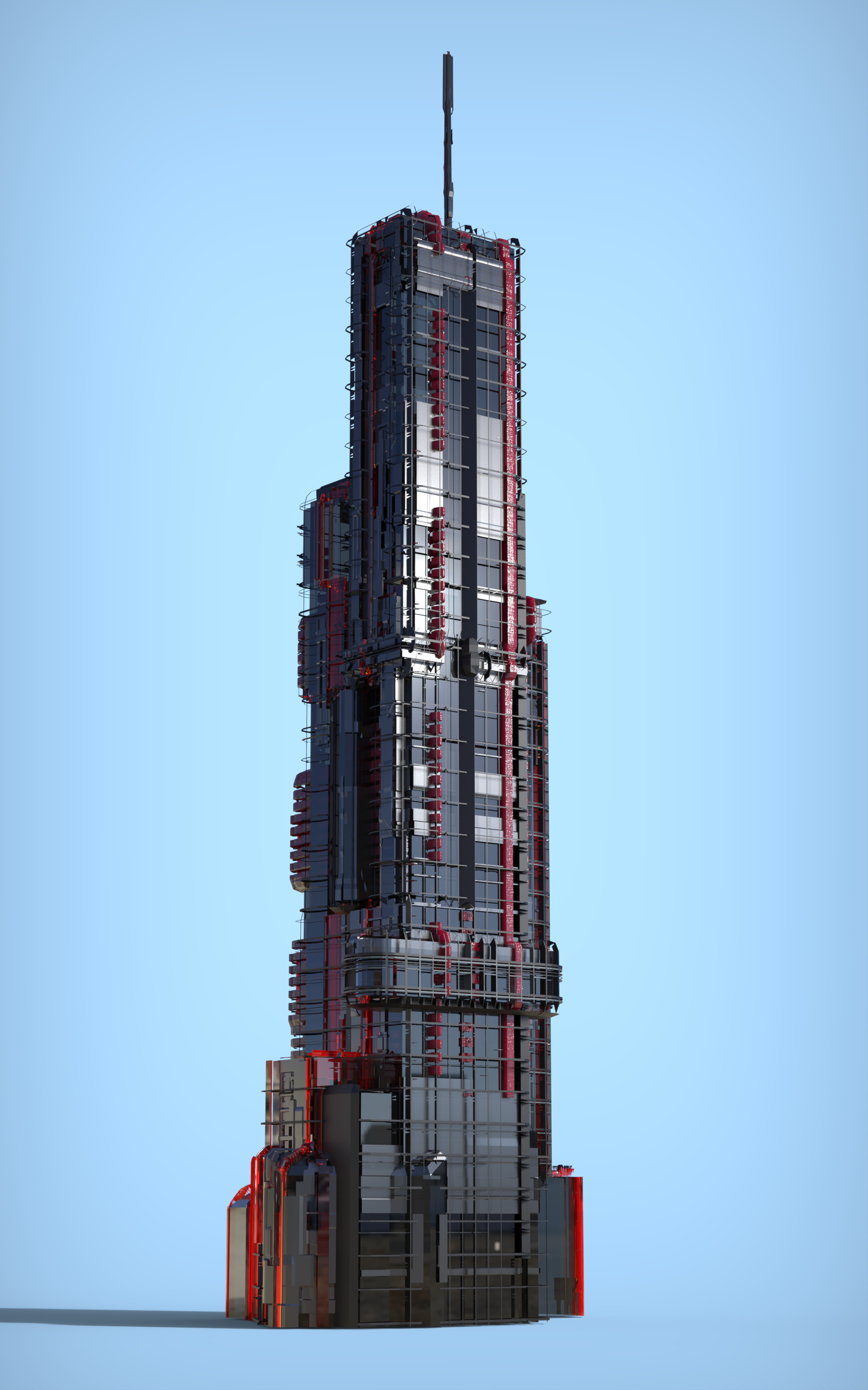 ArtStation - Sci-Fi Skyscraper