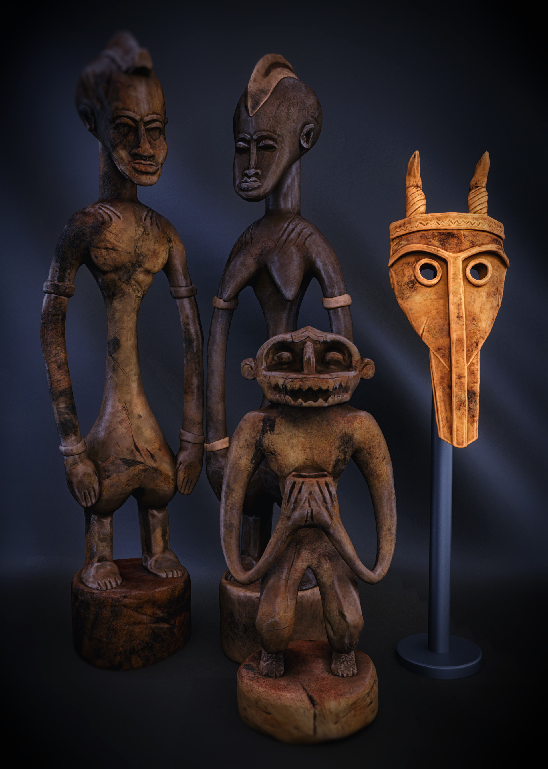 ArtStation - African Figures